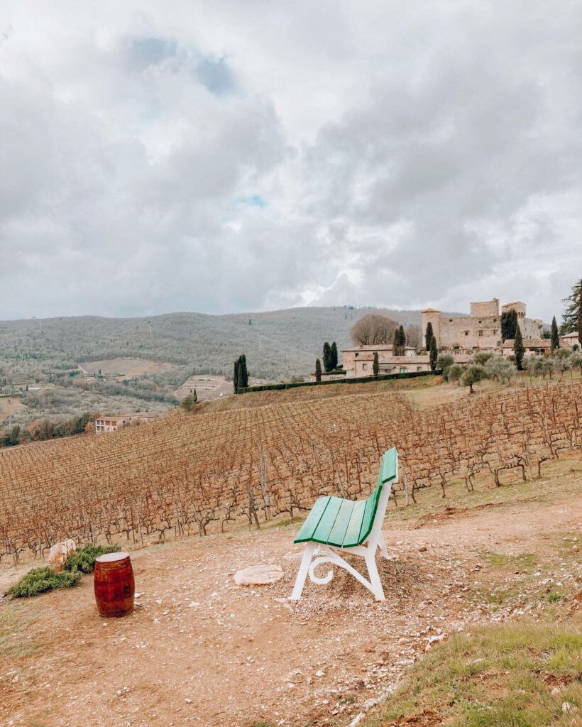 Cosa fare nel Chianti: visitare la Panchina Gigante di Gaiole in Chianti